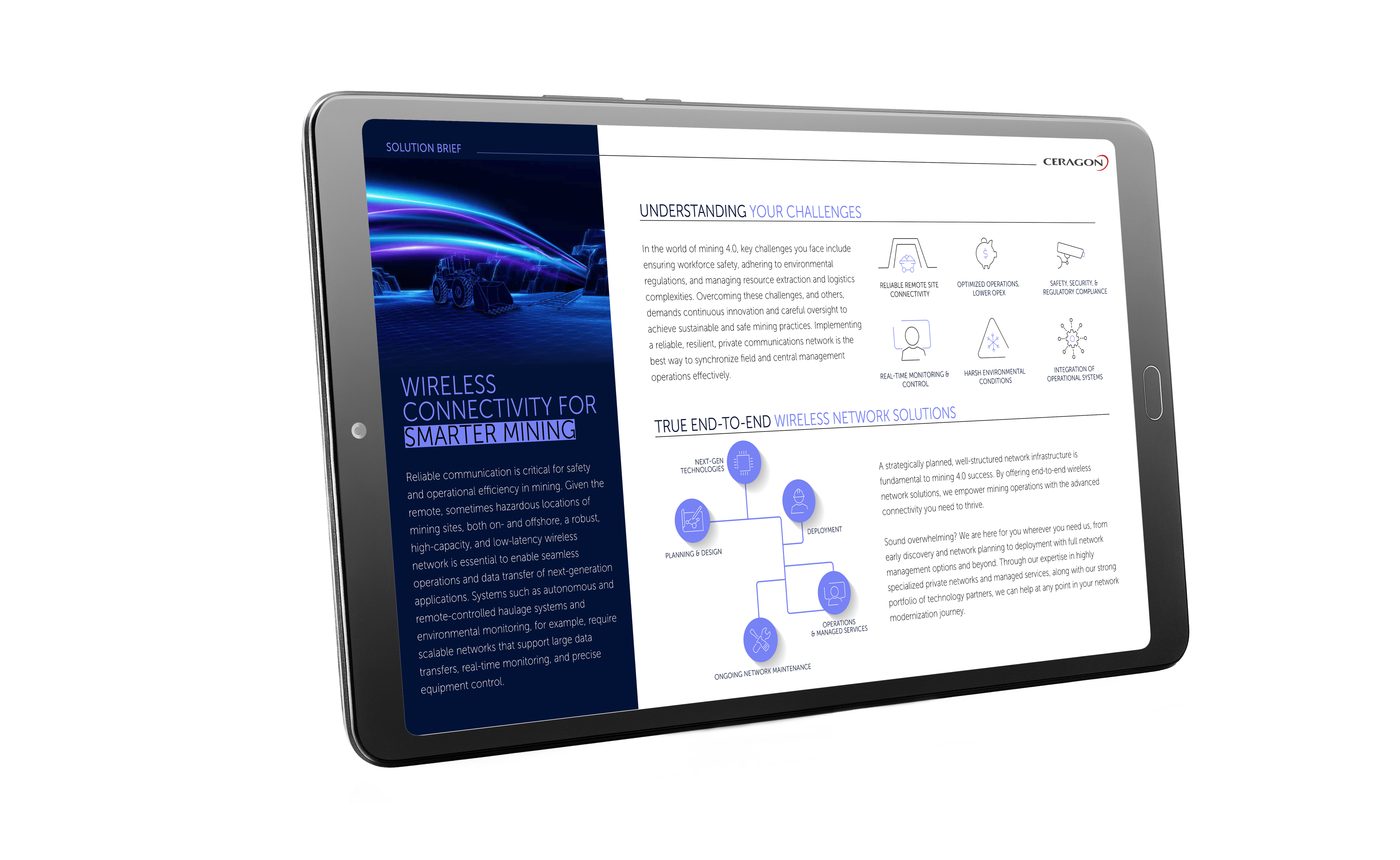 Solution Brief: Wireless Connectivity For Smarter Mining
